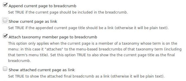 Menu Breadcrumb with Attachment by Taxonomy | Drupal.org